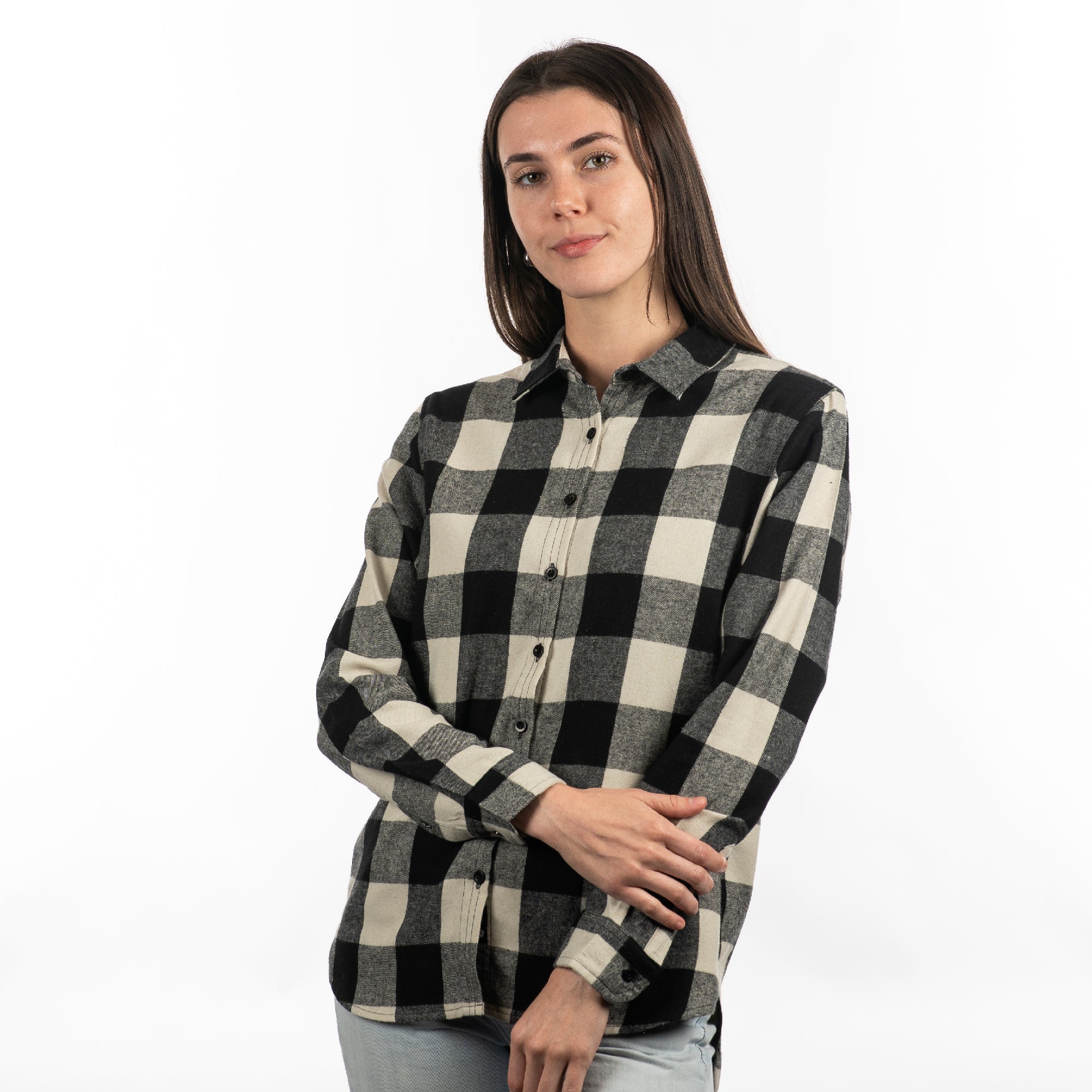 LADIES "BOYFRIEND" PLAID FLANNEL | Burnside 360