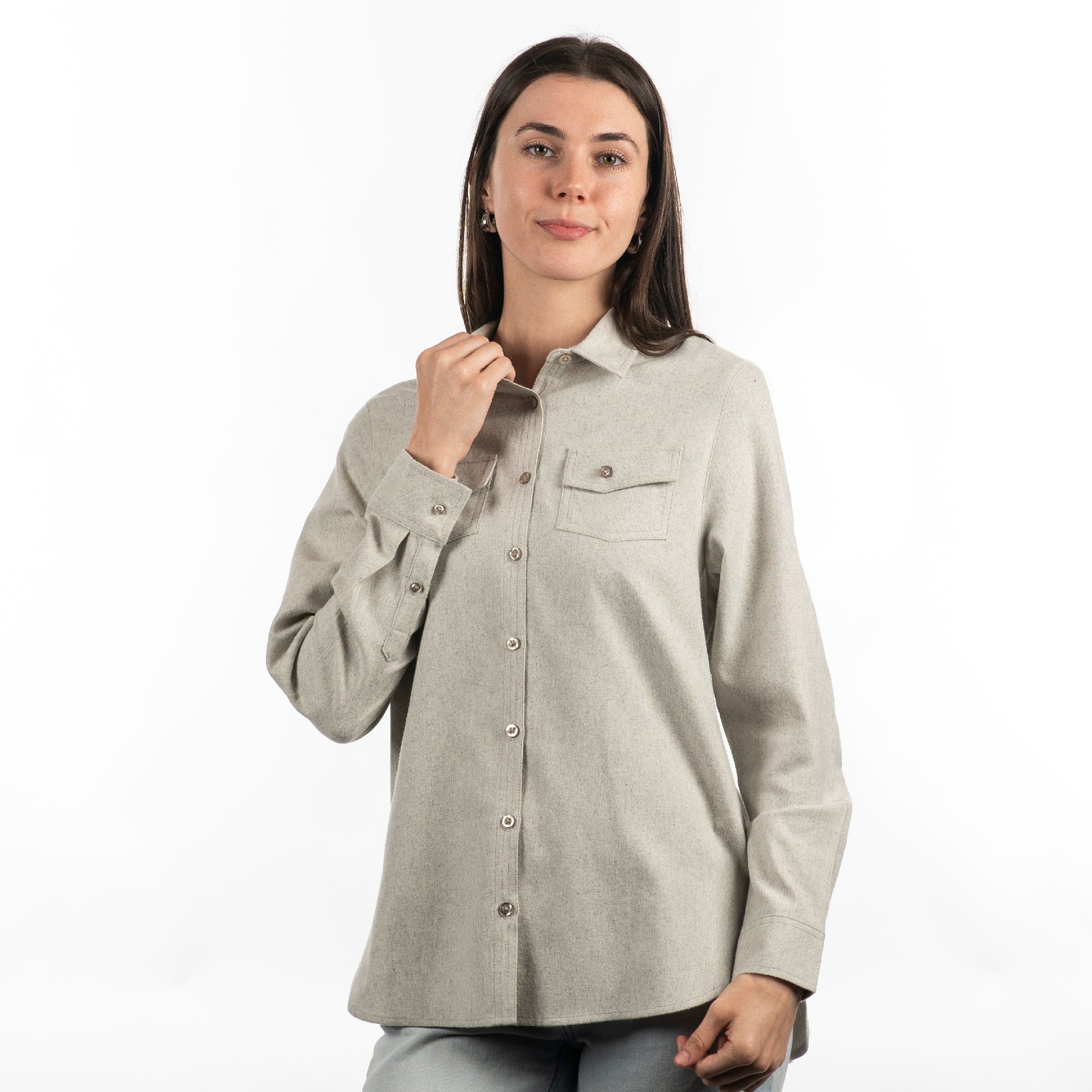 BURNSIDE SOLID LADIES FLANNEL | Burnside 360